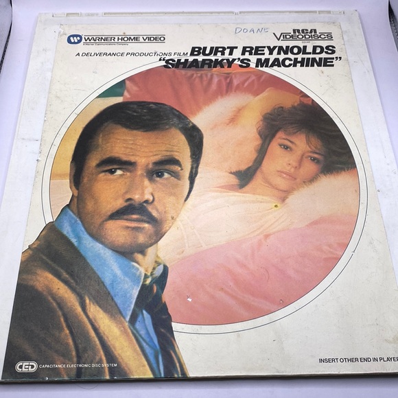 RCA | Media | Burt Reynoldss Sharkys Machine Rca Ced Video Disc | Poshmark
